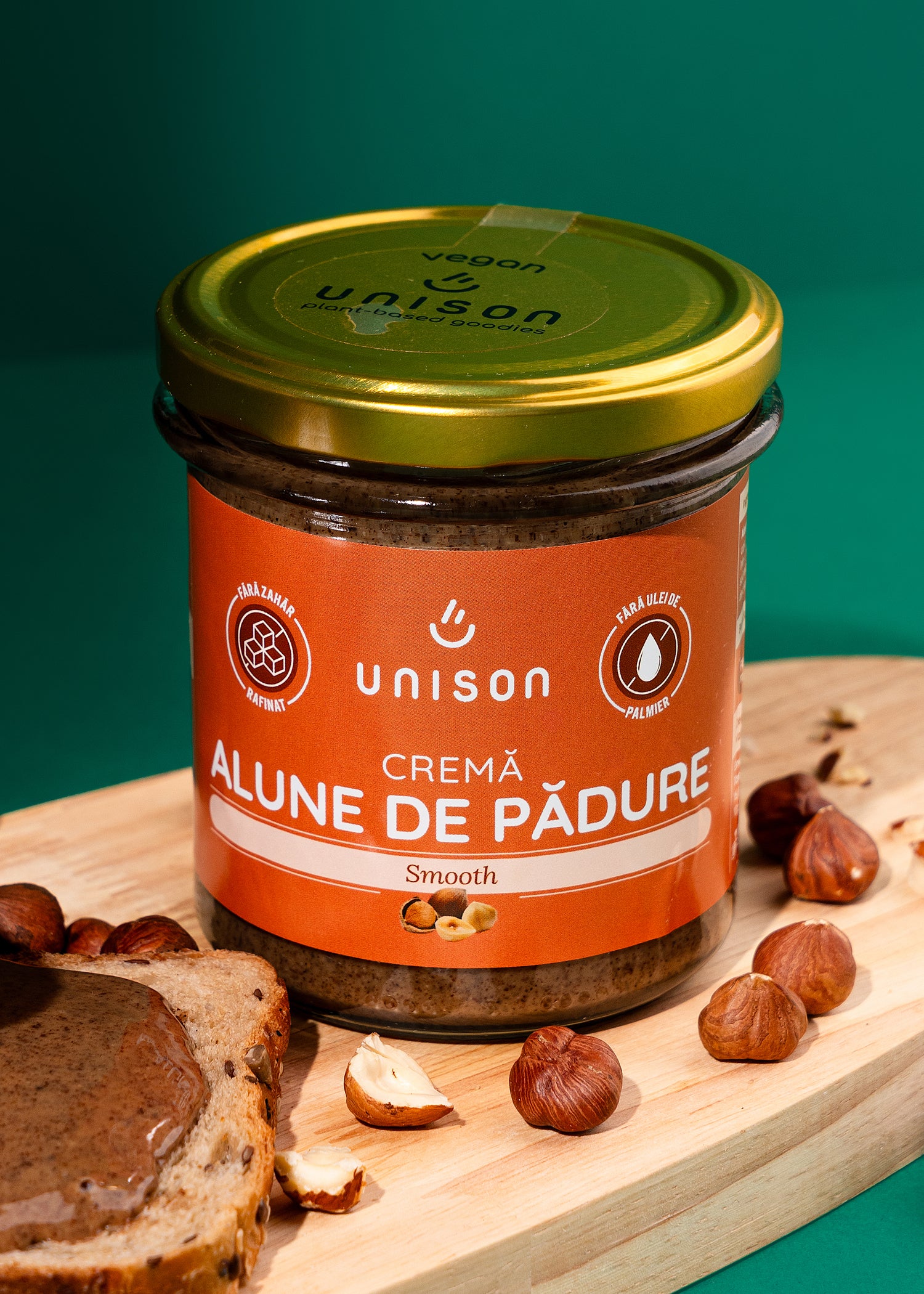 Crema de alune de padure naturala 100% fără zahăr | Unison – Unison Goodies